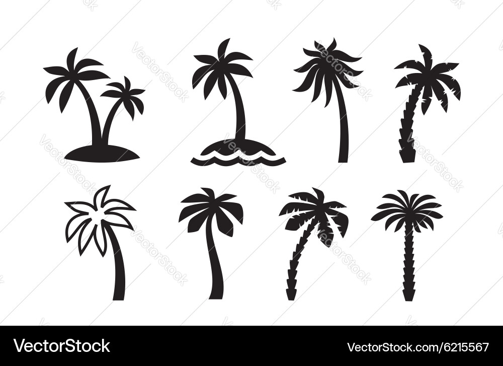 Palm icon Royalty Free Vector Image - VectorStock
