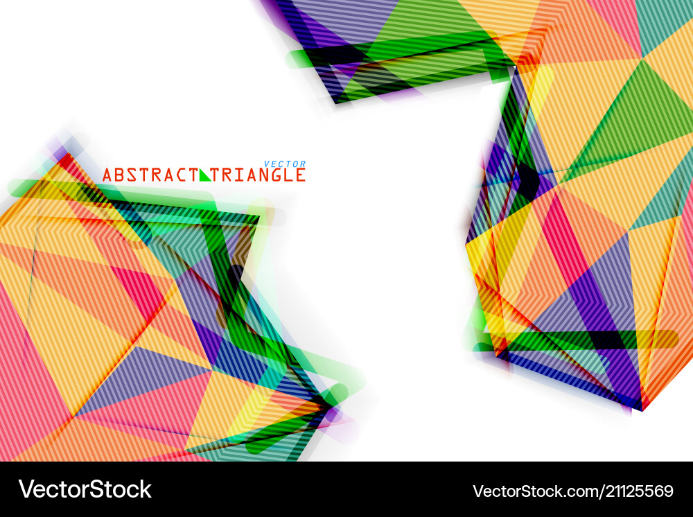 Color triangle (21125569) – Free Vector | VectorStock