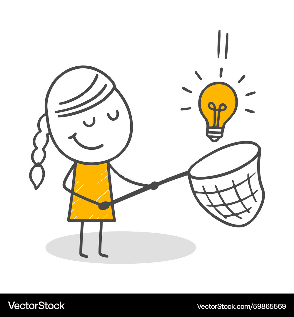 Creative Idea Capture & Innovation Royalty Free Vector