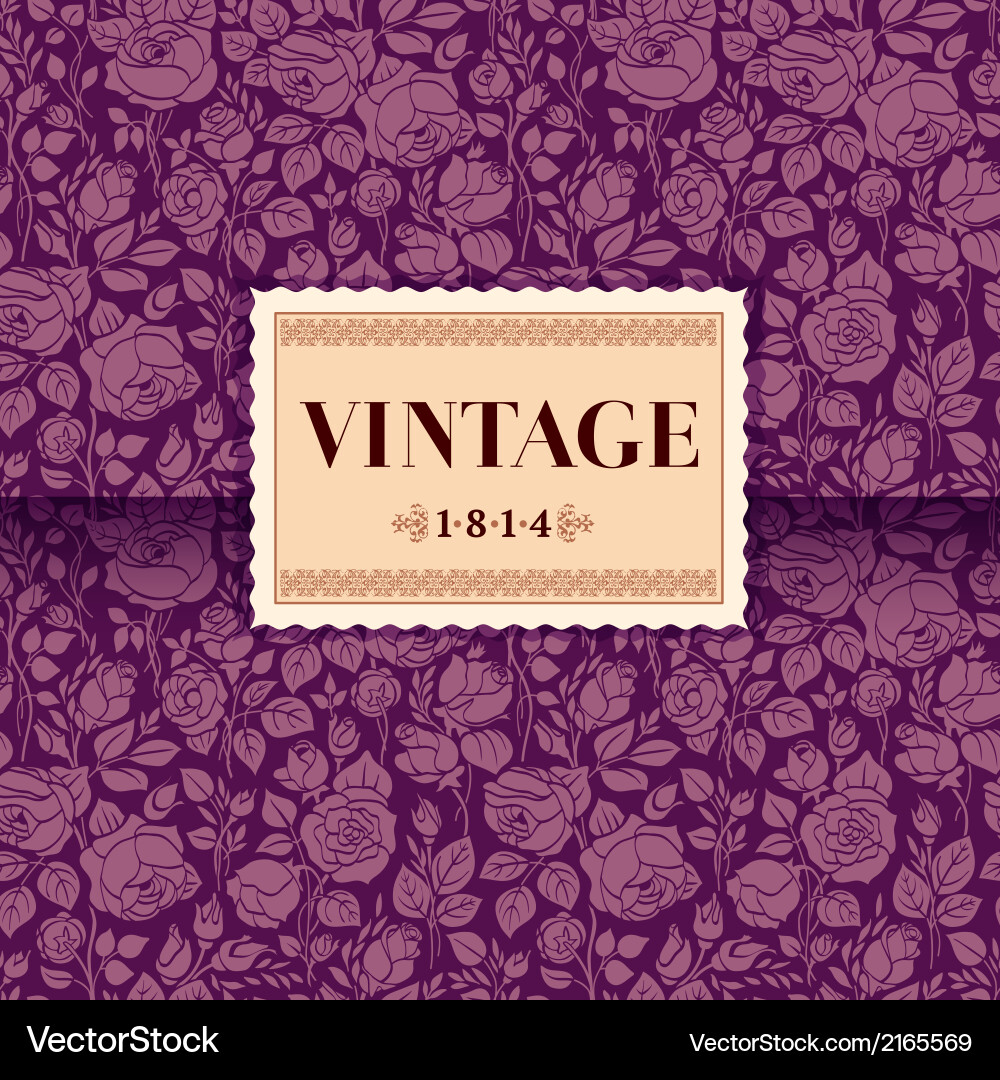 Floral and decorative background Royalty Free Vector Image