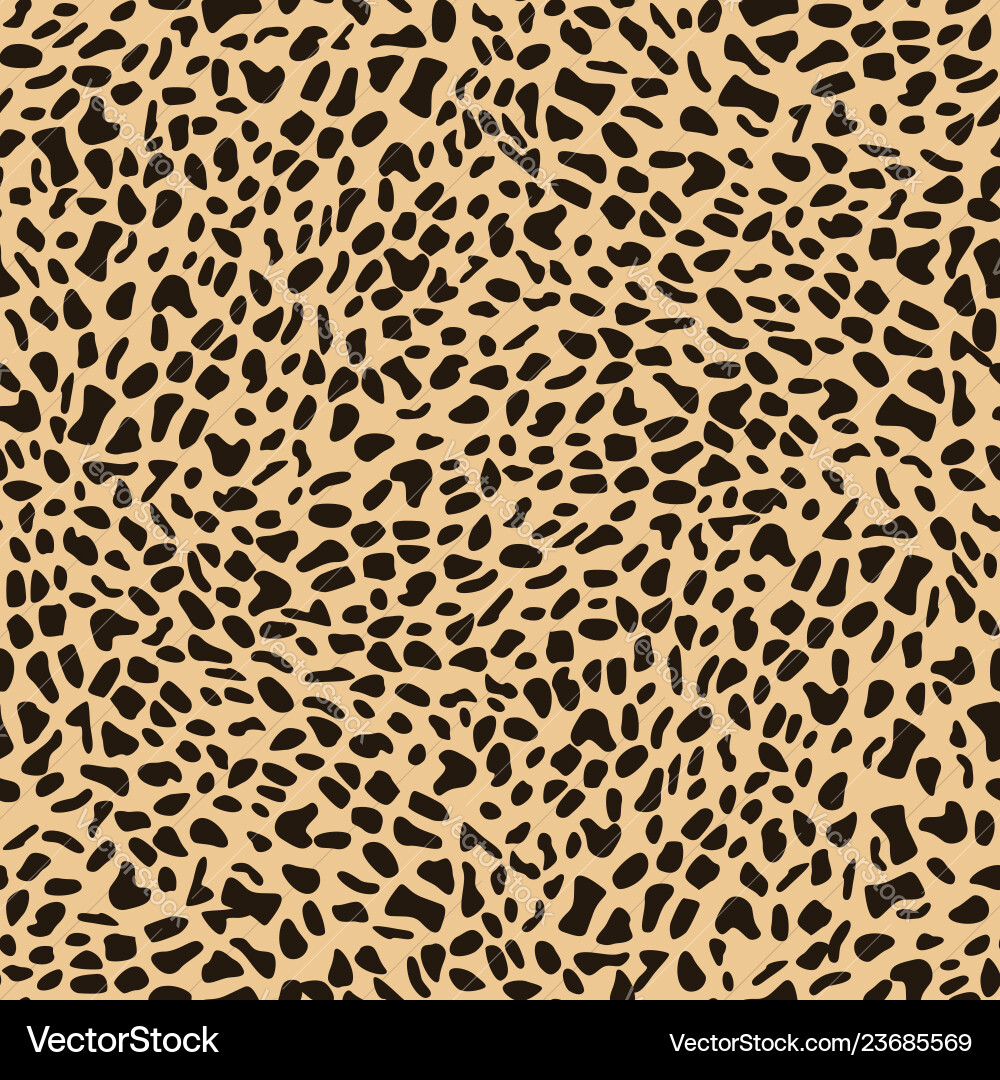 Leopard seamless pattern design Royalty Free Vector Image