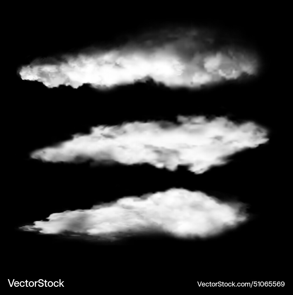 White gas spray pressurized jet steam effects Vector Image