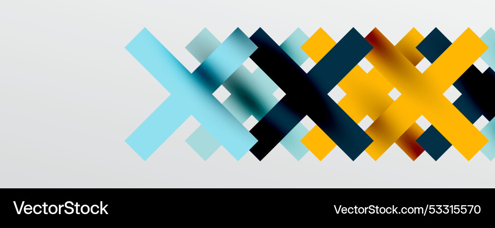 Colorful squares lines minimal abstract Royalty Free Vector