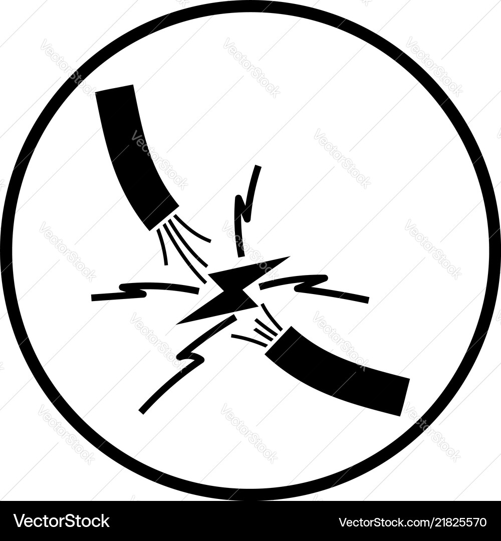 Icon of wire Royalty Free Vector Image - VectorStock