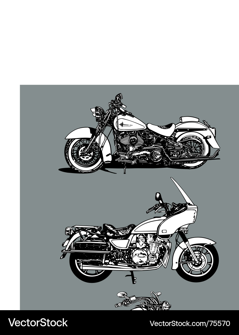 Motorcycle Royalty Free Vector Image - VectorStock
