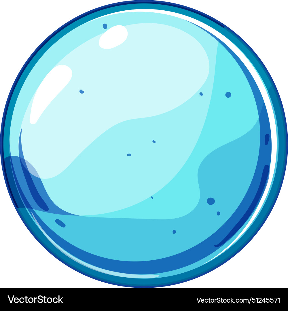 Download round game button cartoon Royalty Free Vector Image