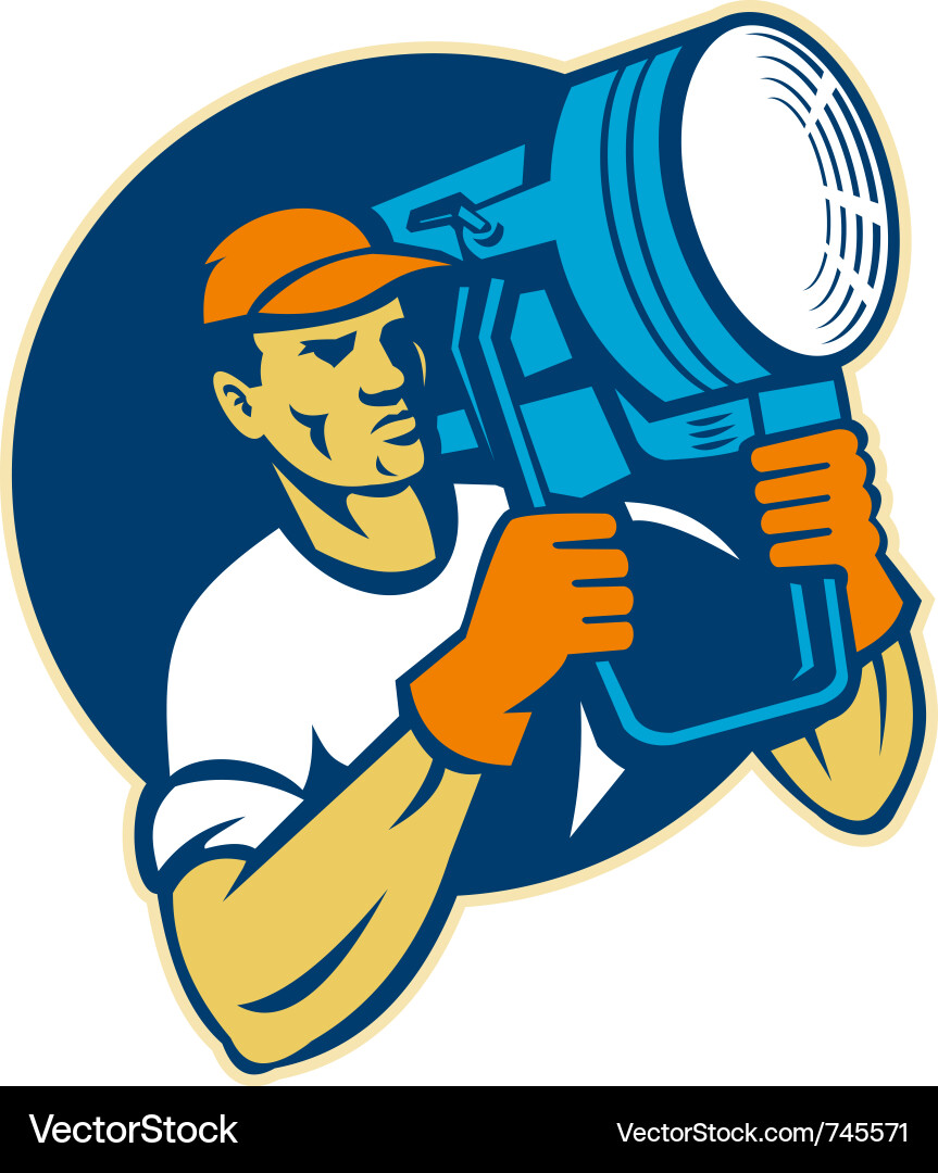 Film lighting Royalty Free Vector Image - VectorStock