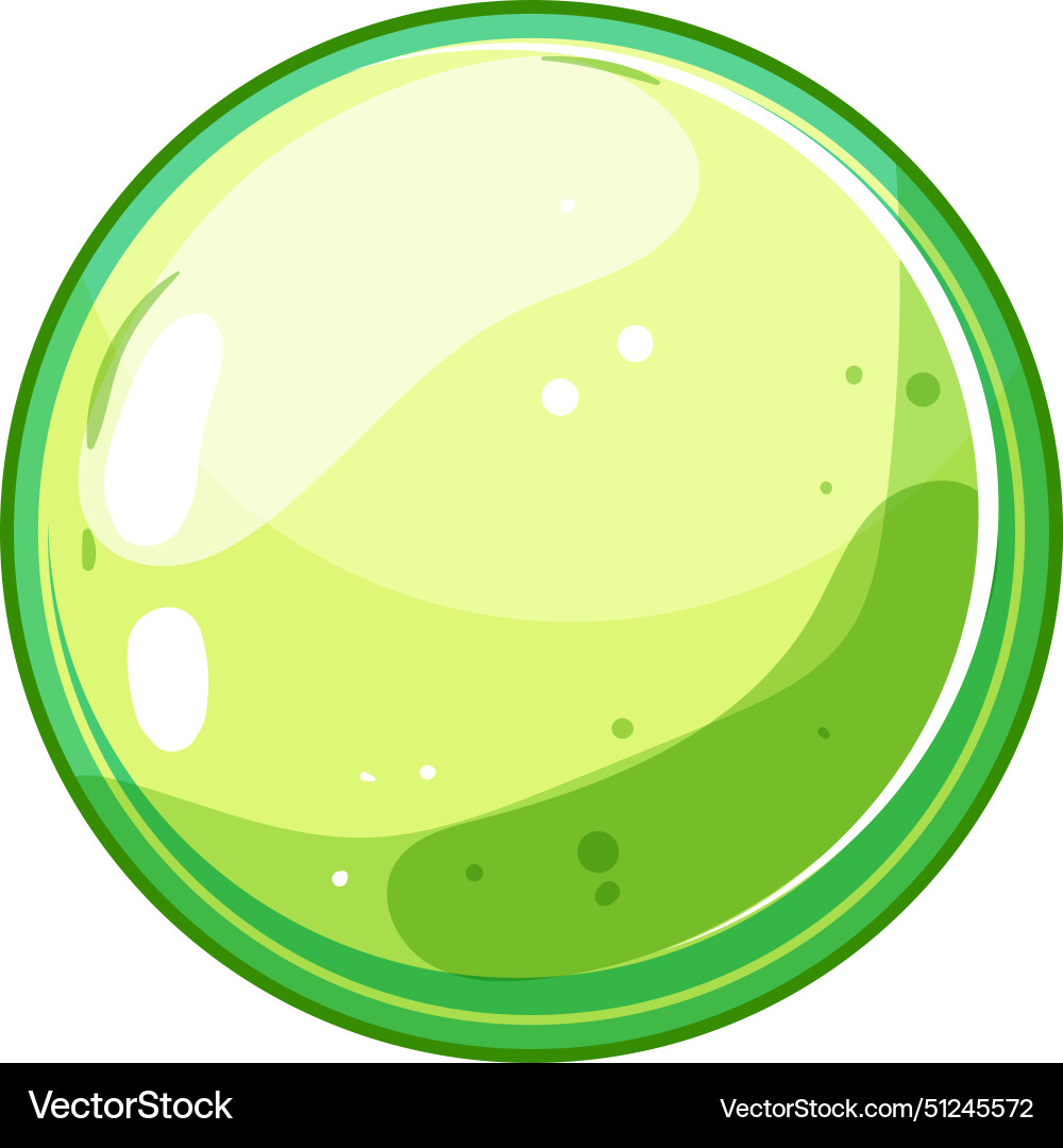 Modern round game button cartoon Royalty Free Vector Image