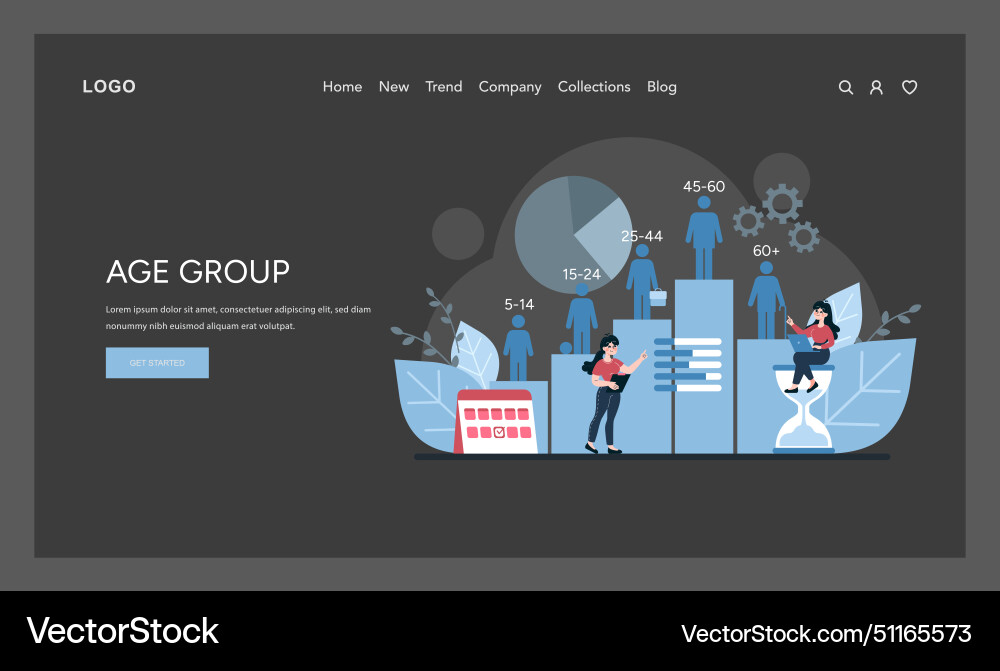 A dynamic depicting market analysis Royalty Free Vector