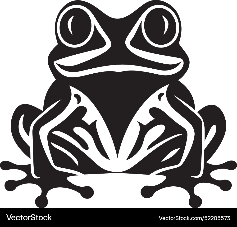 Froggy footprints tracking amphibian Royalty Free Vector