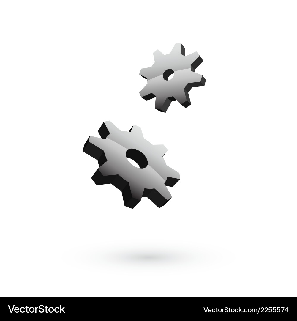 Gears Royalty Free Vector Image - VectorStock