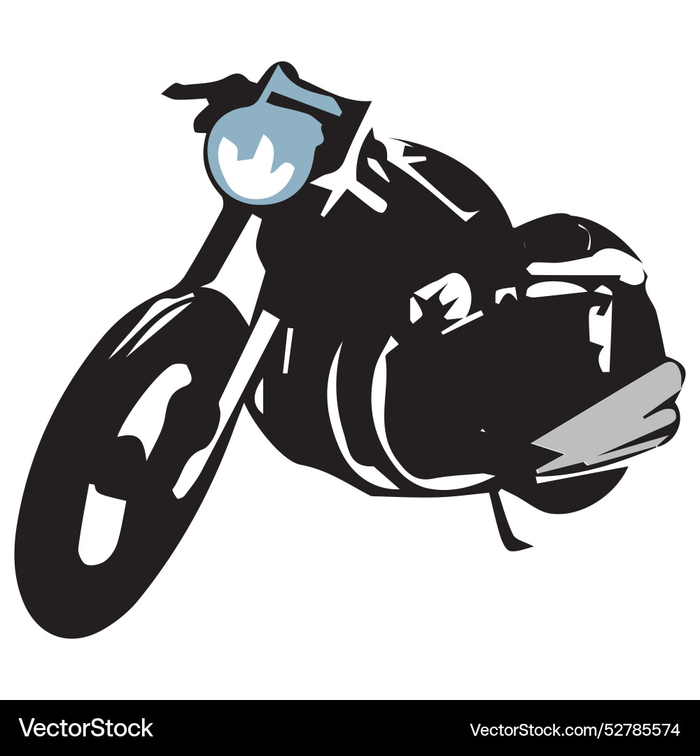 Motorbike icon symbol Royalty Free Vector Image