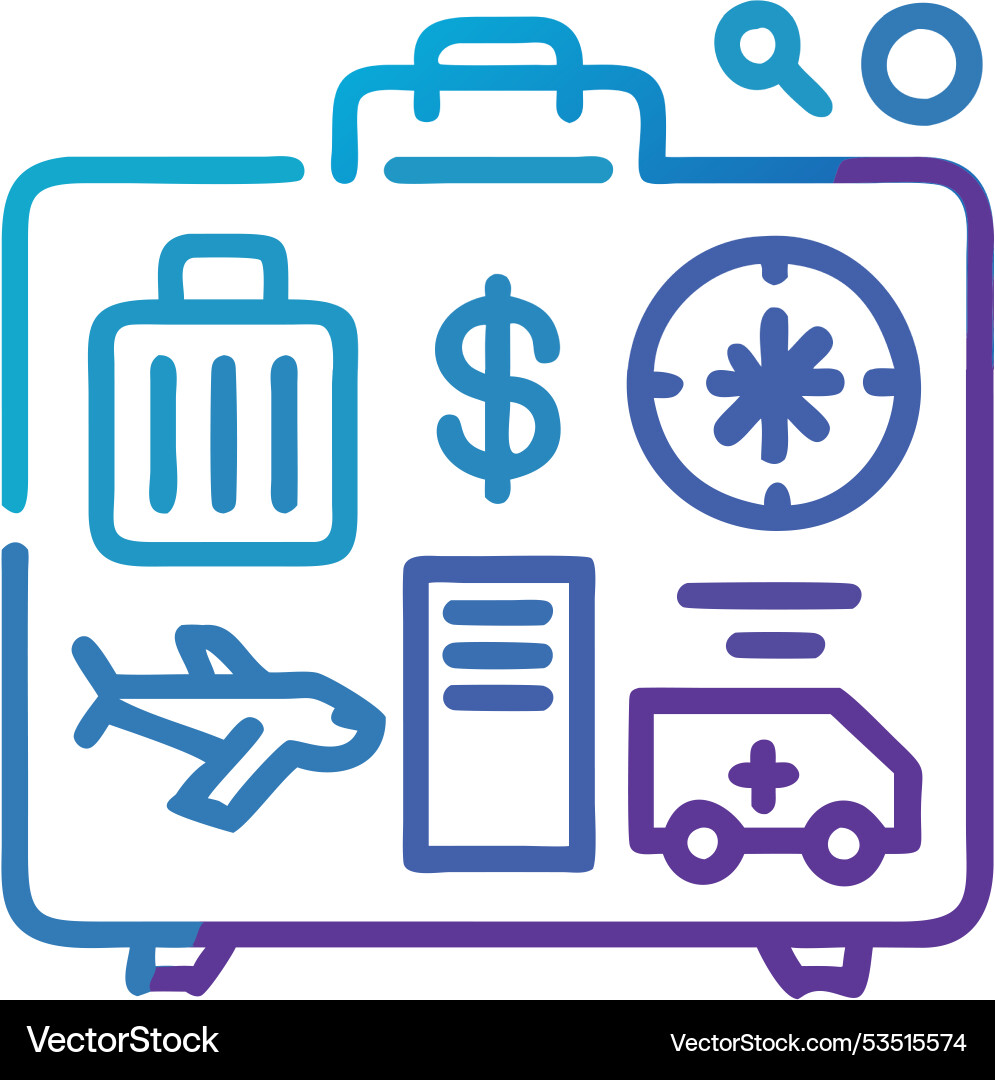 This logo design beautifully balances Royalty Free Vector