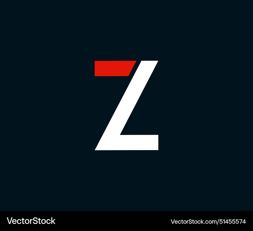 Z letter logo and alphabet design Royalty Free Vector Image
