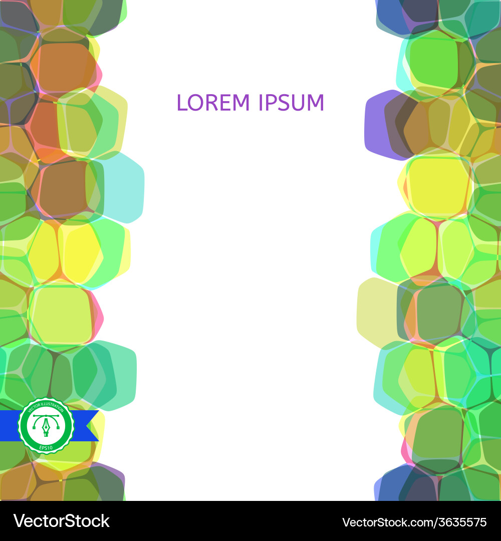 Colorful Honeycomb Pattern Royalty Free Vector Image