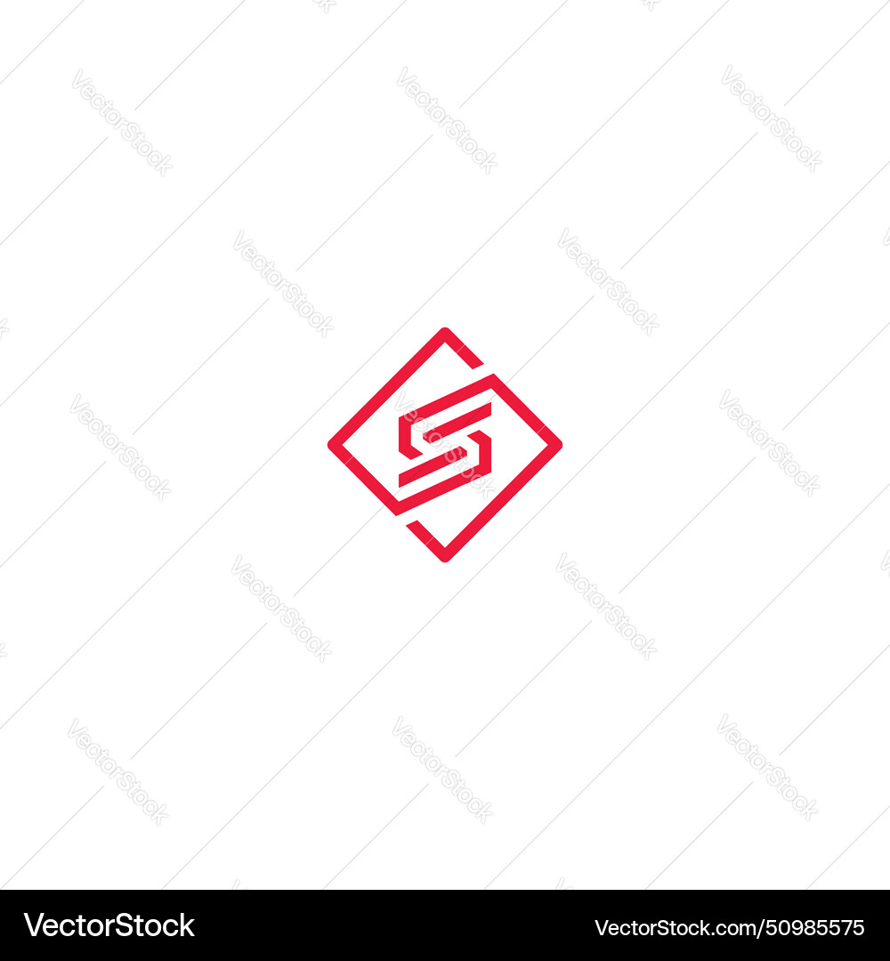 Rectangular logo technology Royalty Free Vector Image