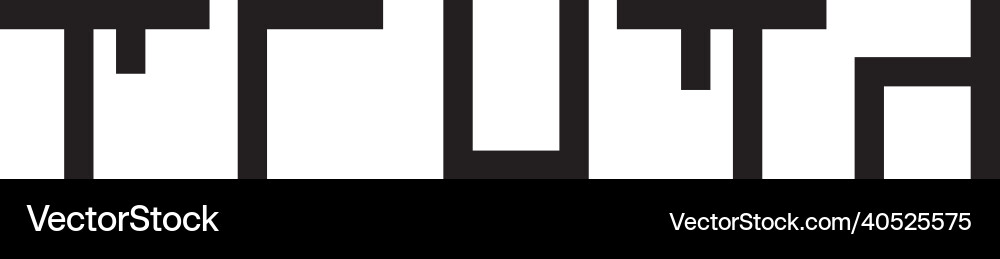 Truth logo design Royalty Free Vector Image - VectorStock