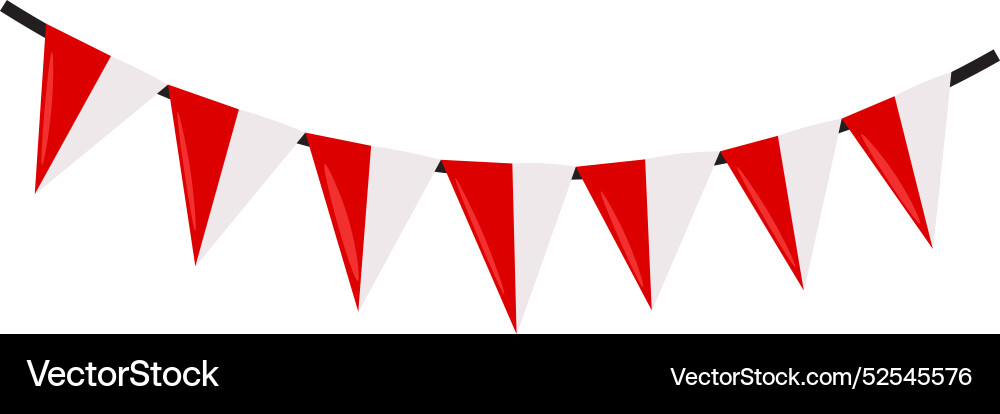 Collection of indonesia independence day elements Vector Image