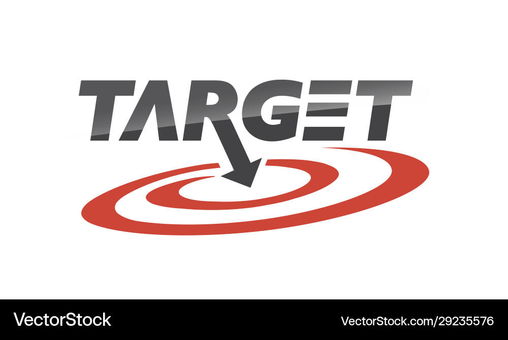 Target logo Royalty Free Vector Image - VectorStock