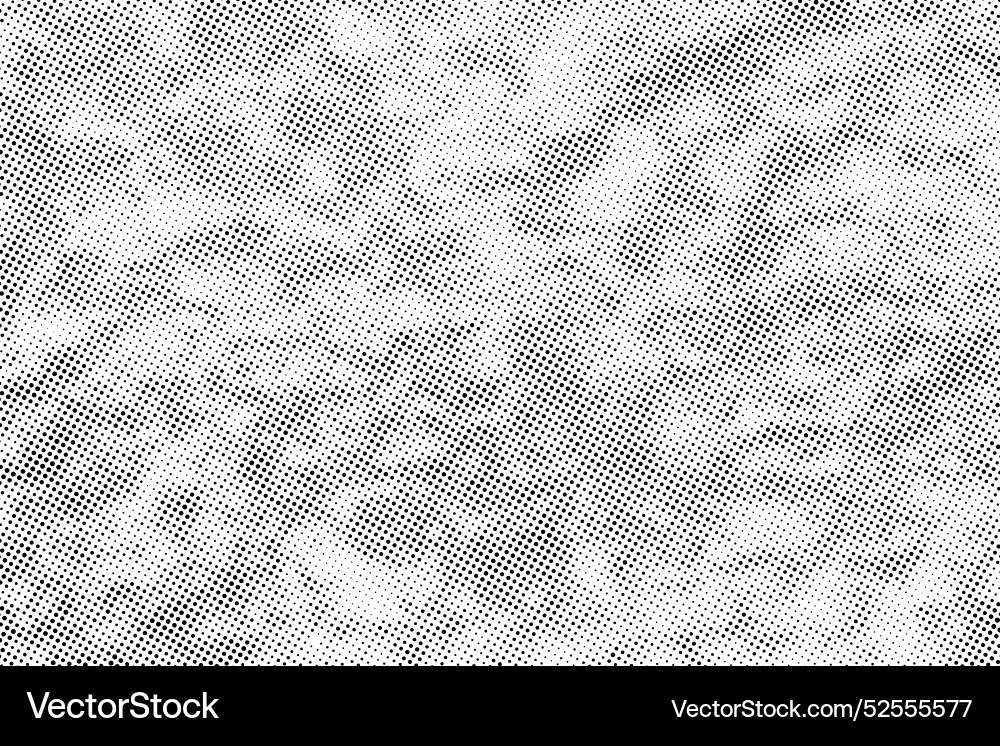 Abstract grunge halftone texture black dost Vector Image