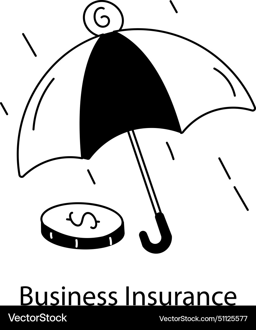 Business insurance Royalty Free Vector Image - VectorStock