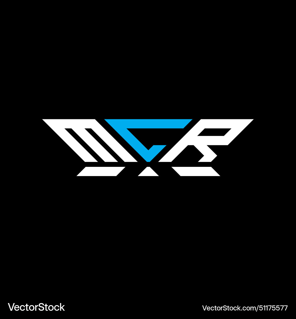 Mlr letter logo design simple and modern Vector Image
