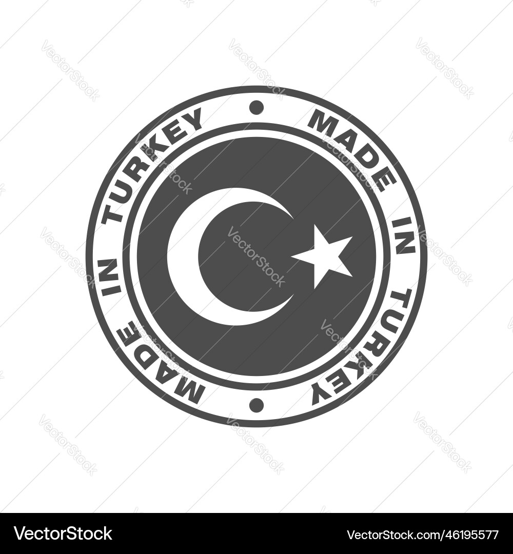Turkey stamp Royalty Free Vector Image - VectorStock