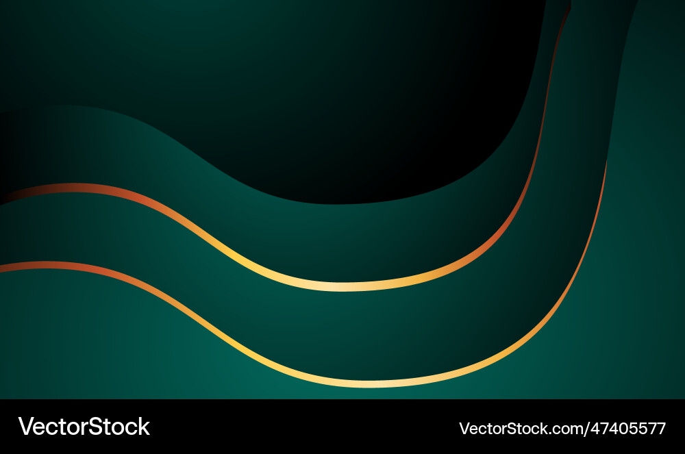 Wave luxury dark background 3d modern abstract Vector Image