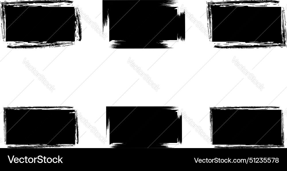 Horizontal rectangle shape filled bold Royalty Free Vector