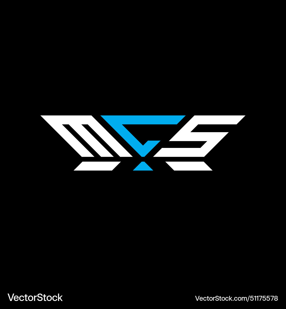 Mls letter logo design mls simple and modern logo Vector Image