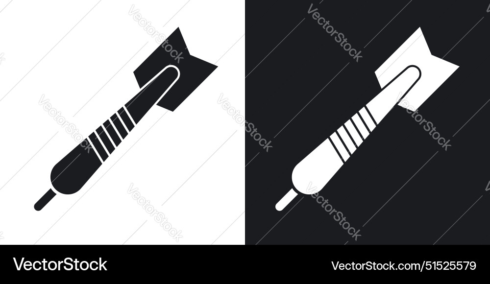 Dart icon Royalty Free Vector Image - VectorStock