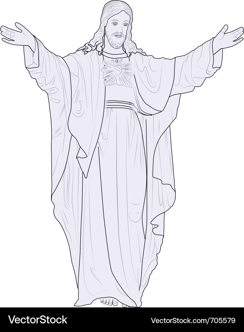 Jesus christ Royalty Free Vector Image - VectorStock