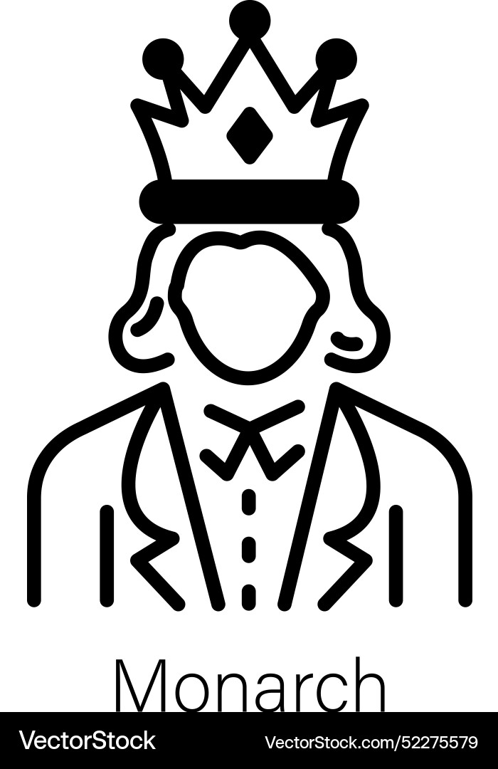 Monarch Royalty Free Vector Image - VectorStock