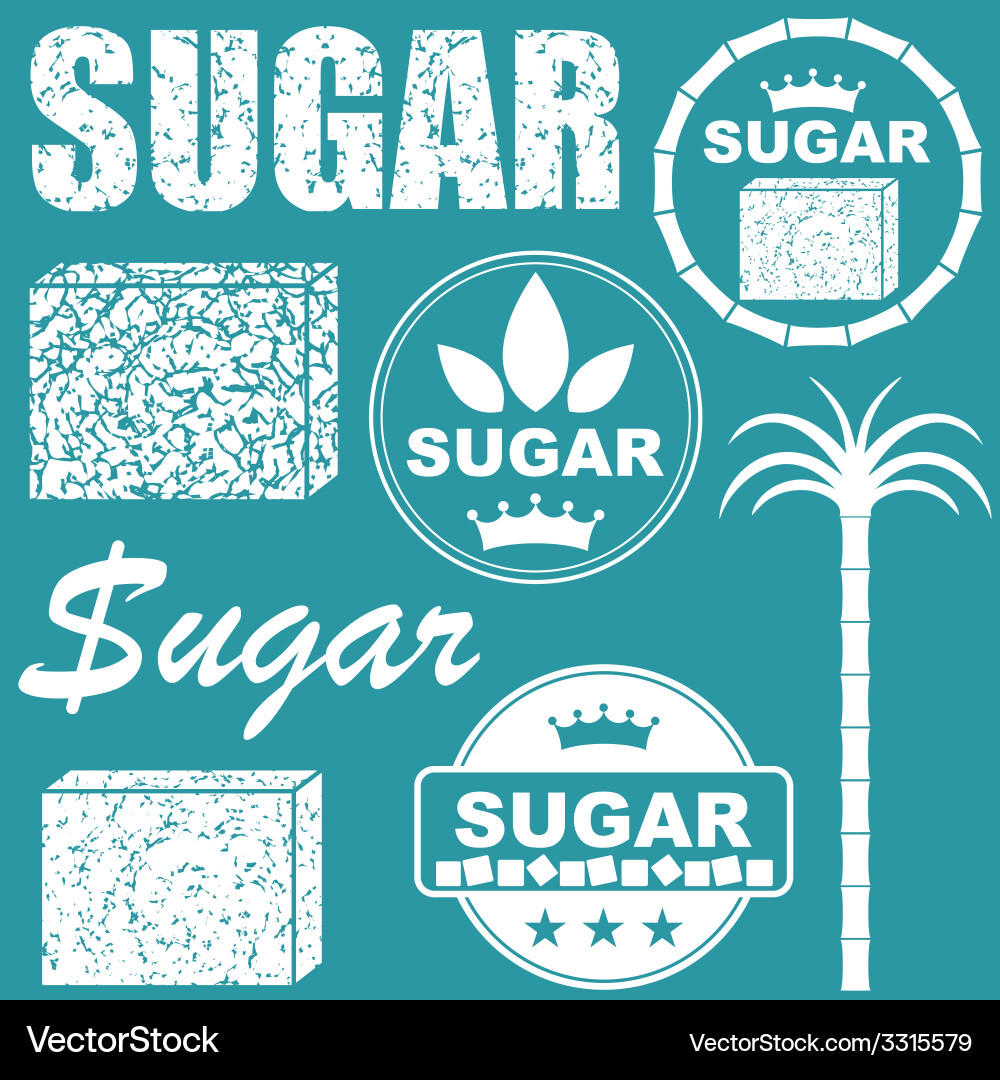 Sugar Royalty Free Vector Image - VectorStock