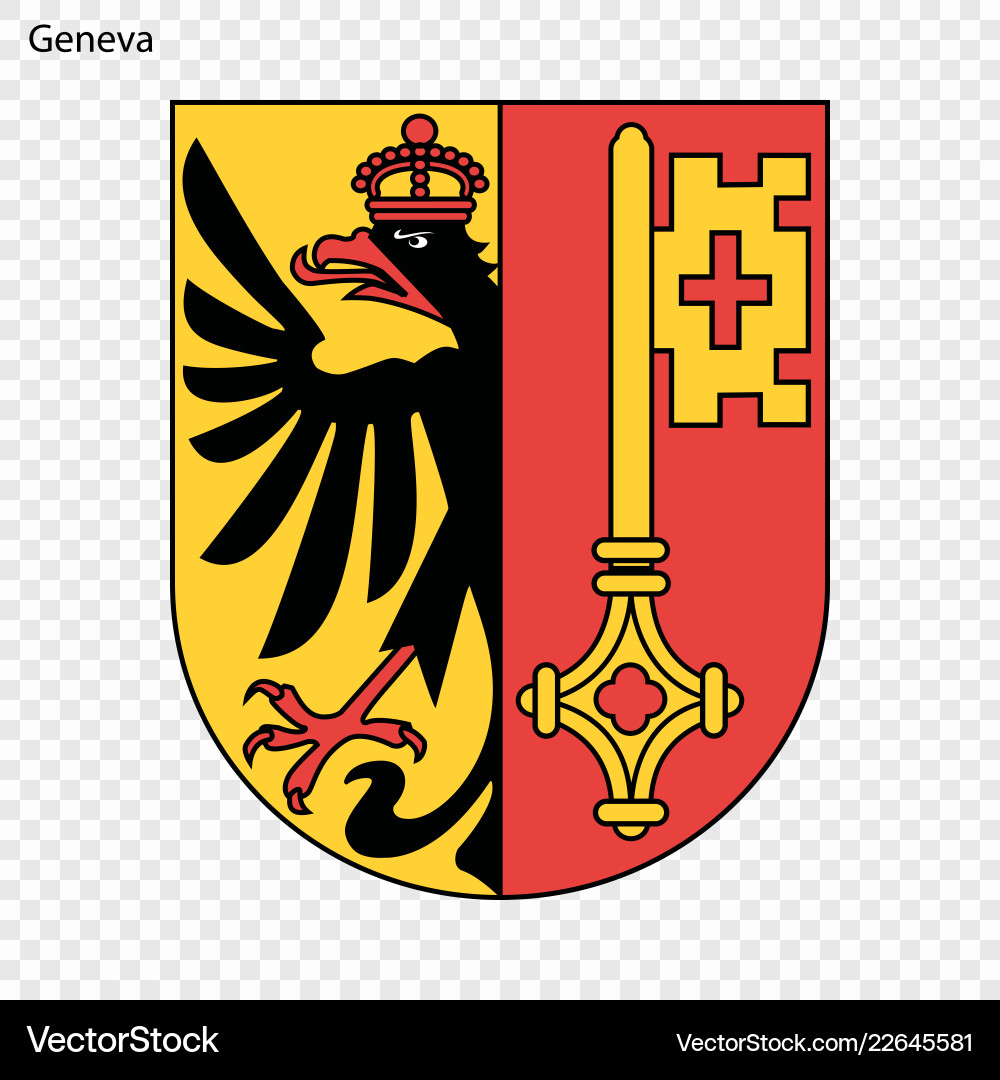 Geneva Coat of Arms Royalty Free Vector Image - VectorStock