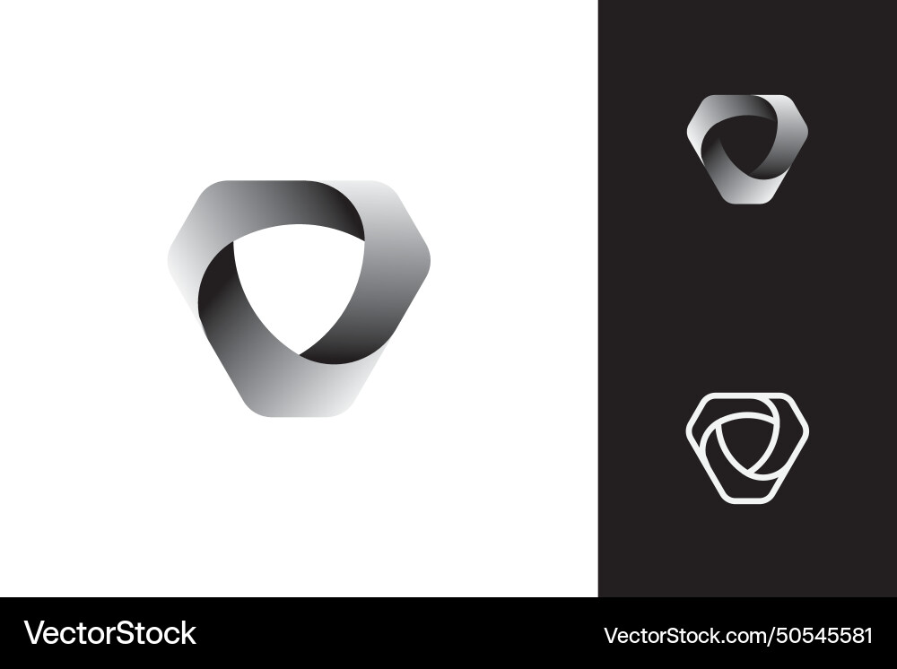 Modern strong shield logo design template Vector Image