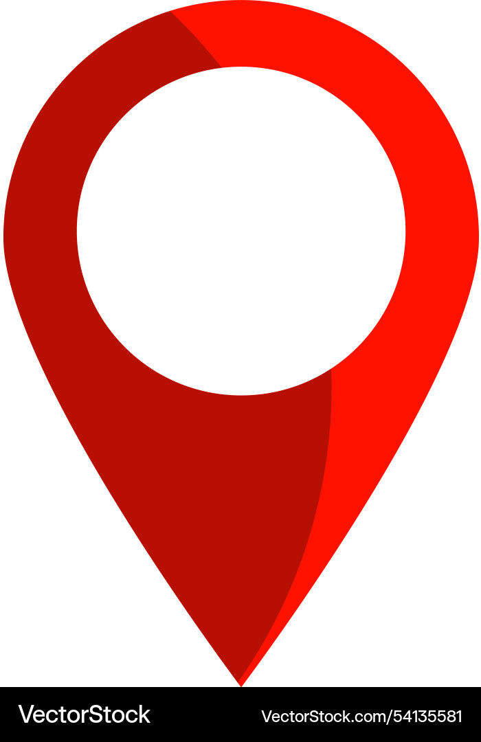 Pin map marking - icon Royalty Free Vector Image