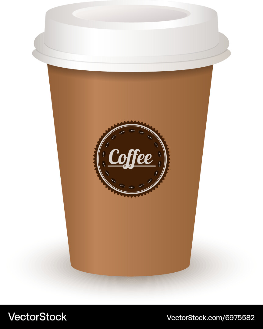 Coffee cup Royalty Free Vector Image - VectorStock