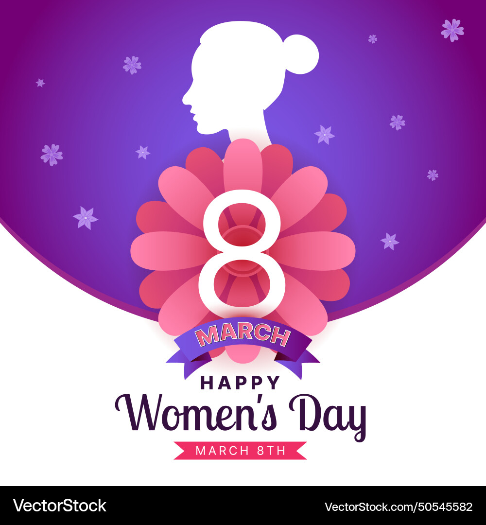 International womens day 8th march celebration Vector Image
