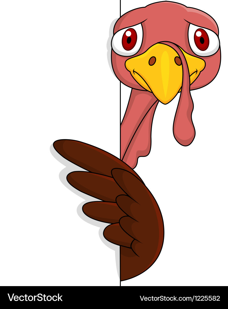 Peeking Turkey Vector Images (17)