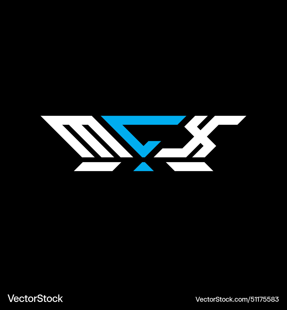 Mlx letter logo design simple and modern Vector Image
