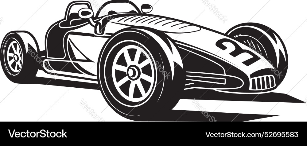 Racecraft rhapsody formula one logo graphic Vector Image