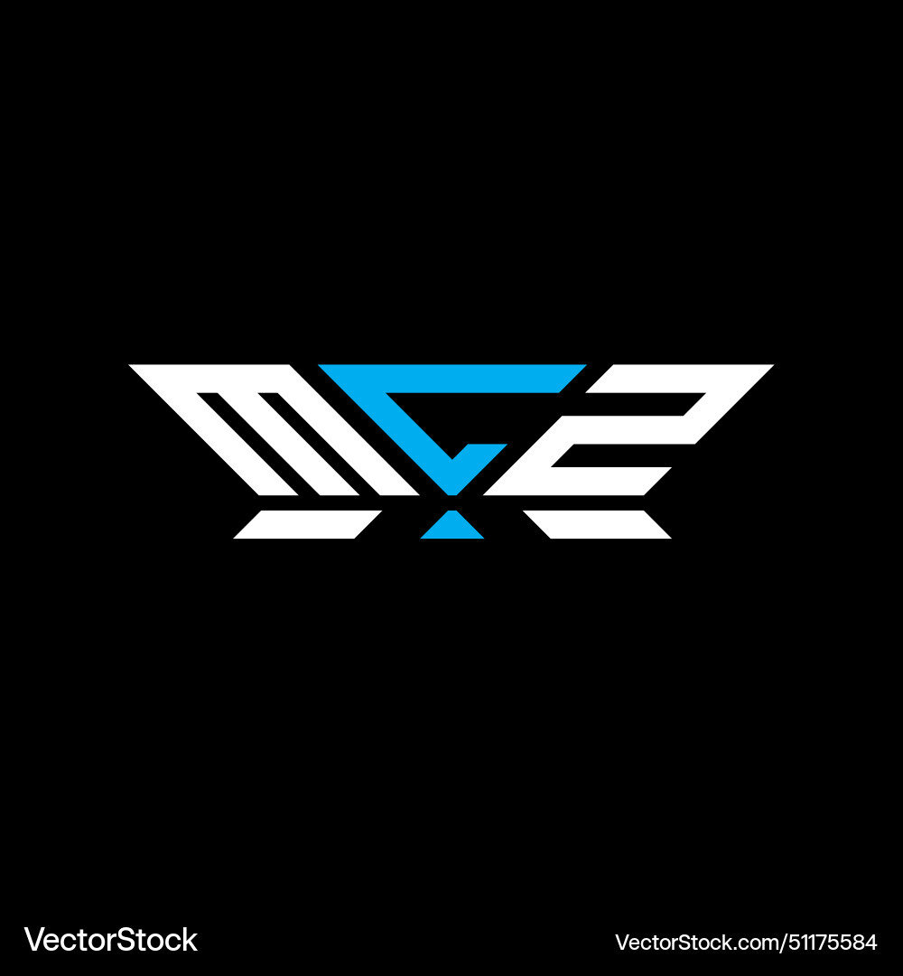Mlz letter logo design mlz simple and modern logo Vector Image