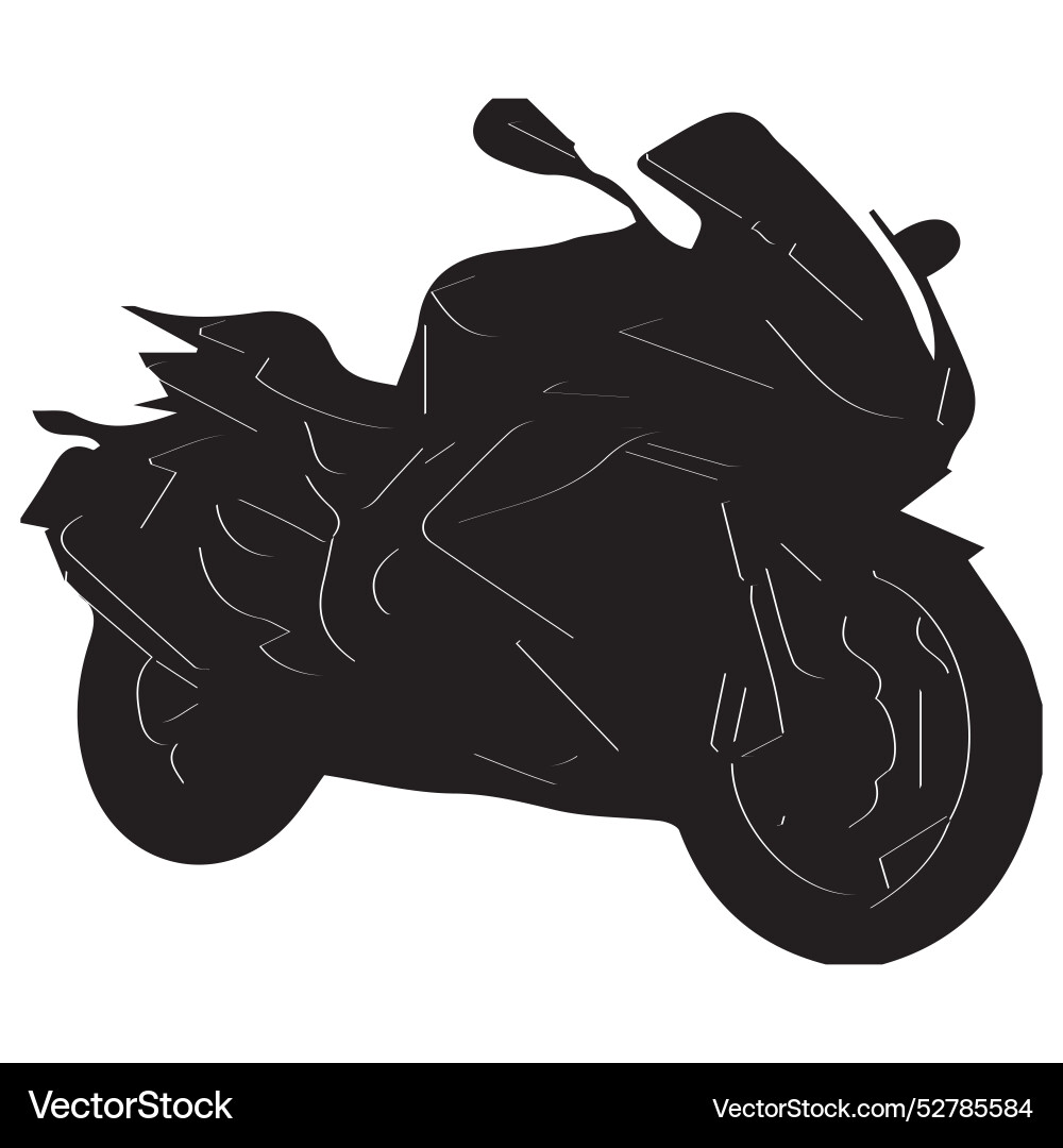 Motorbike icon symbol Royalty Free Vector Image