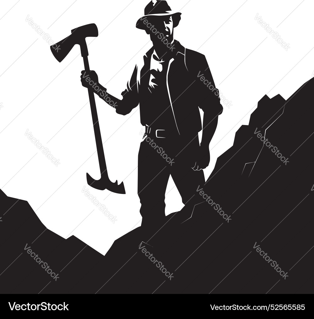 Mining maverick of methods Royalty Free Vector Image