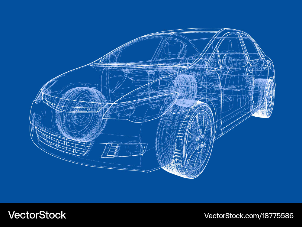 Concept car Royalty Free Vector Image - VectorStock