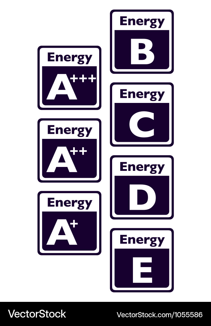 Energy signs Royalty Free Vector Image - VectorStock