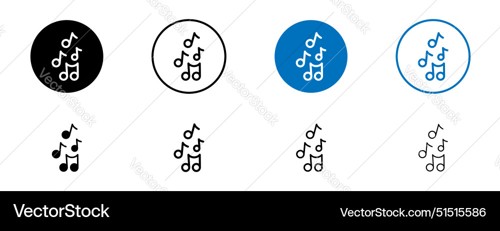 Music icon Royalty Free Vector Image - VectorStock