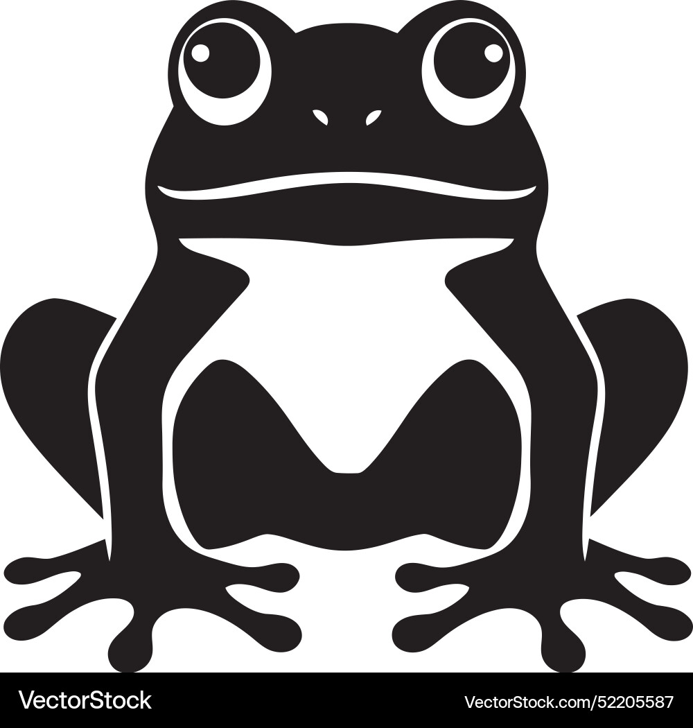 Froggy faces the many expressions Royalty Free Vector Image