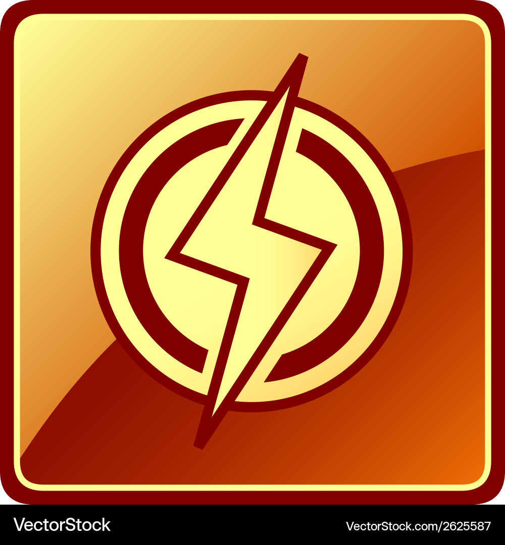 Isolated power icon Royalty Free Vector Image - VectorStock